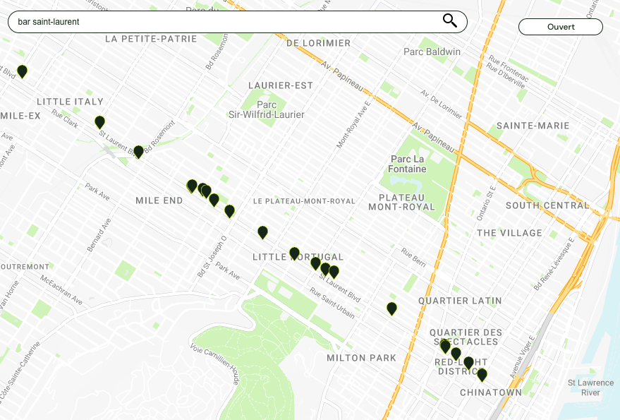 Les nouveautés : carte des meilleurs restos de Montréal - Tastet
